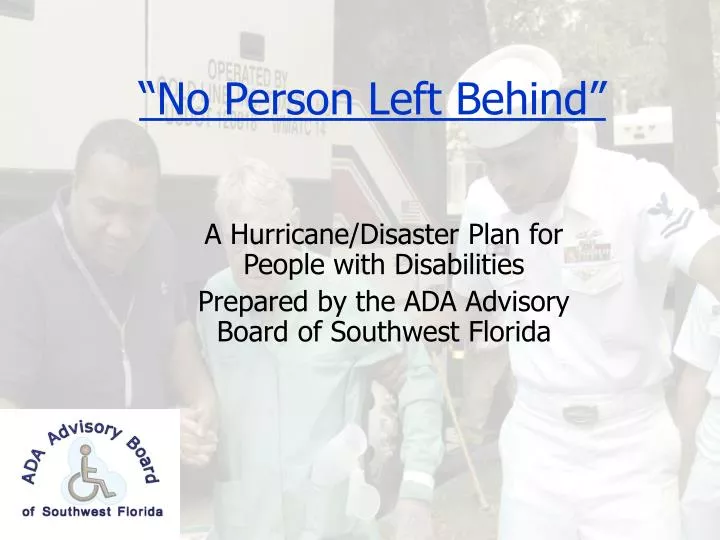 PPT - “No Person Left Behind” PowerPoint Presentation, free download ...