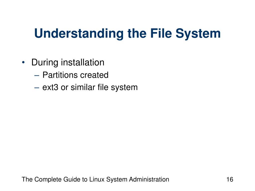 PPT - Chapter 10: Managing Software Packages and File Systems ... PPT - Chapter 10: Managing Software Packages and File Systems ...