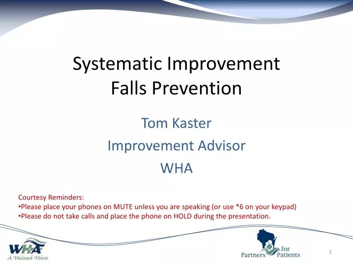 PPT - Systematic Improvement Falls Prevention PowerPoint Presentation ...