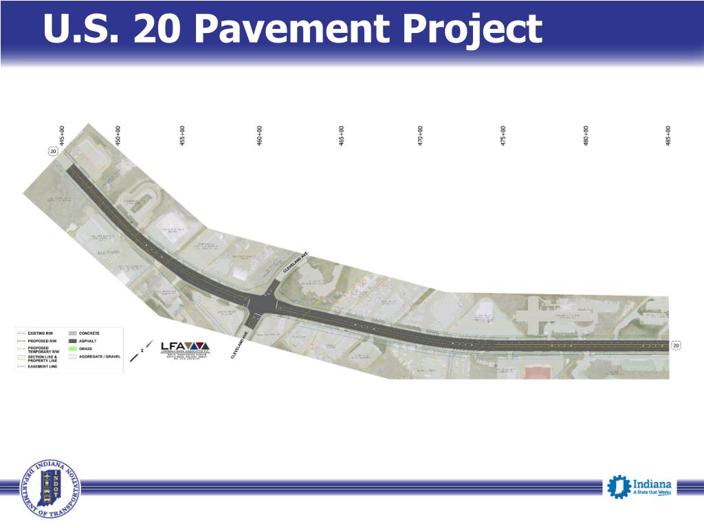 PPT - U.S. 20 Pavement Replacement Project Michigan City High School ...