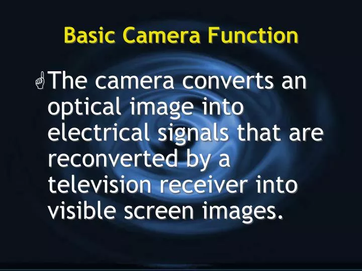 PPT - Basic Camera Function PowerPoint Presentation, free download - ID:6224474