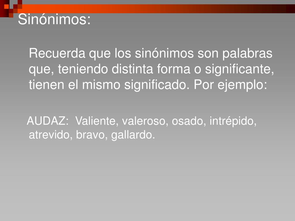 PPT - Enriquezca su vocabulario PowerPoint Presentation, free download ...