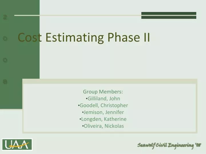 PPT - Cost Estimating Phase II PowerPoint Presentation, free download ... PPT - Cost Estimating Phase II PowerPoint Presentation, free download ...