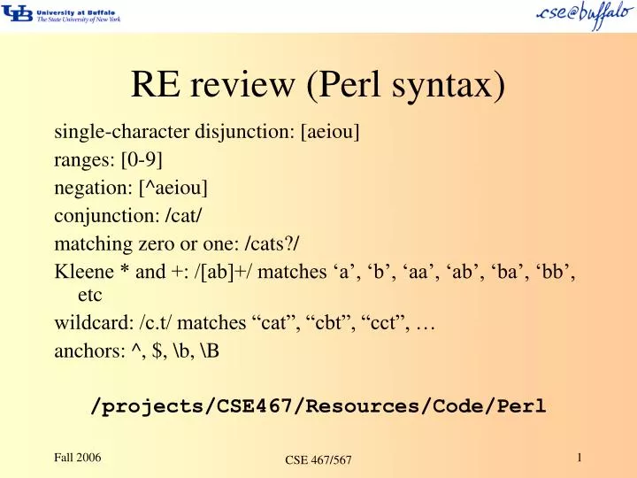 PPT - RE review (Perl syntax) PowerPoint Presentation, free download - ID:6227634
