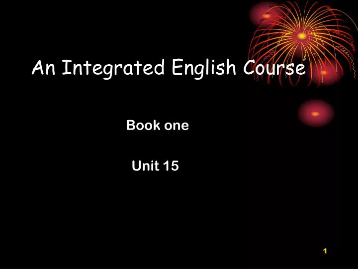 PPT - An Integrated English Course PowerPoint Presentation, free ...