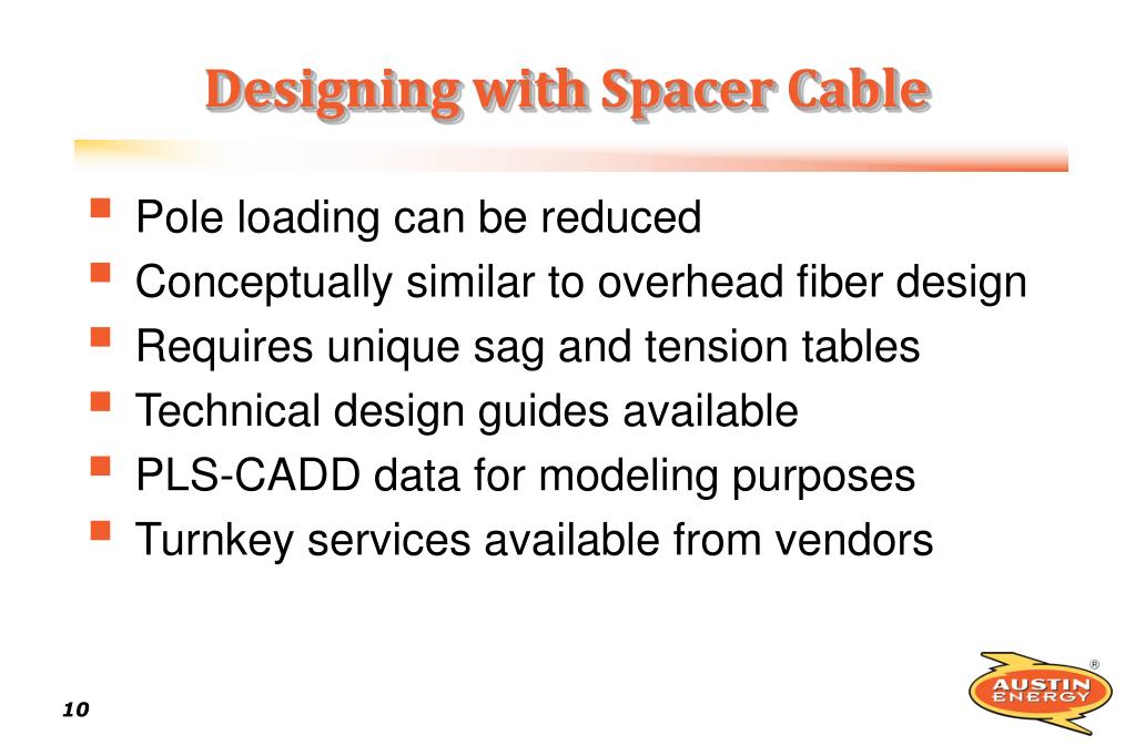 PPT - Austin Energy Spacer Cable Application PowerPoint Presentation ...