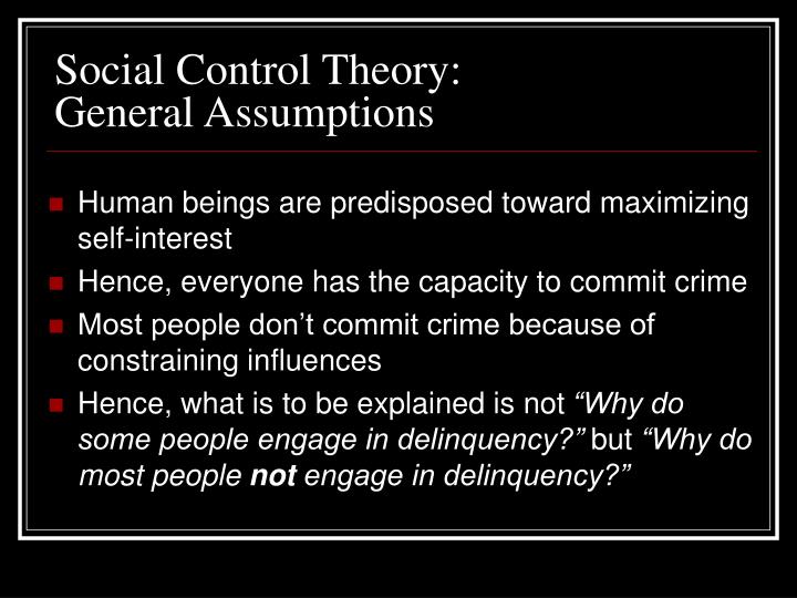 PPT - Social Process Theories of Crime PowerPoint Presentation - ID:6229115
