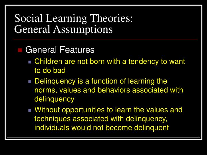 PPT - Social Process Theories of Crime PowerPoint Presentation - ID:6229115