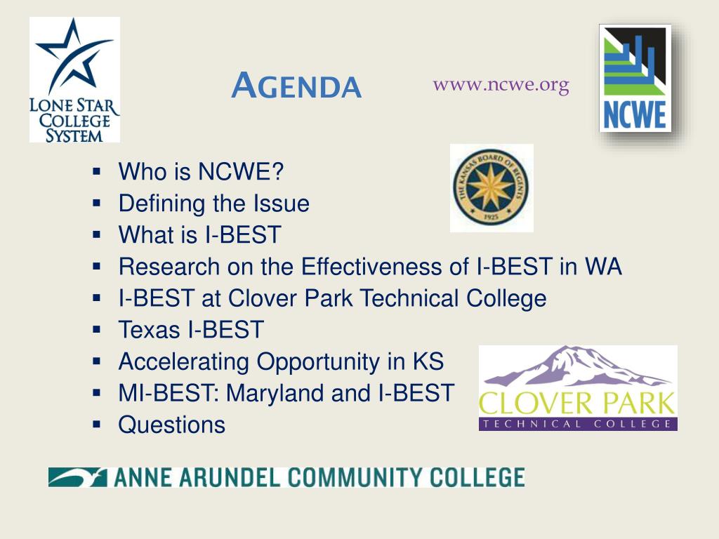PPT - NCWE: National Council for Workforce Education PowerPoint ...