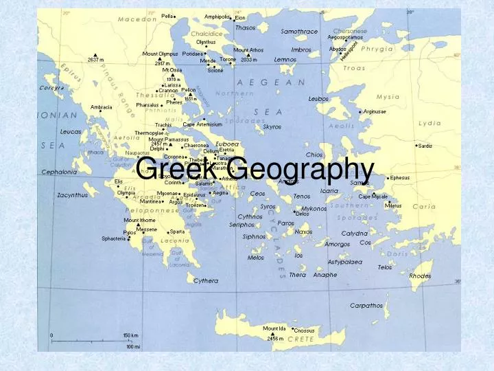 PPT - Greek Geography PowerPoint Presentation, free download - ID:6231026