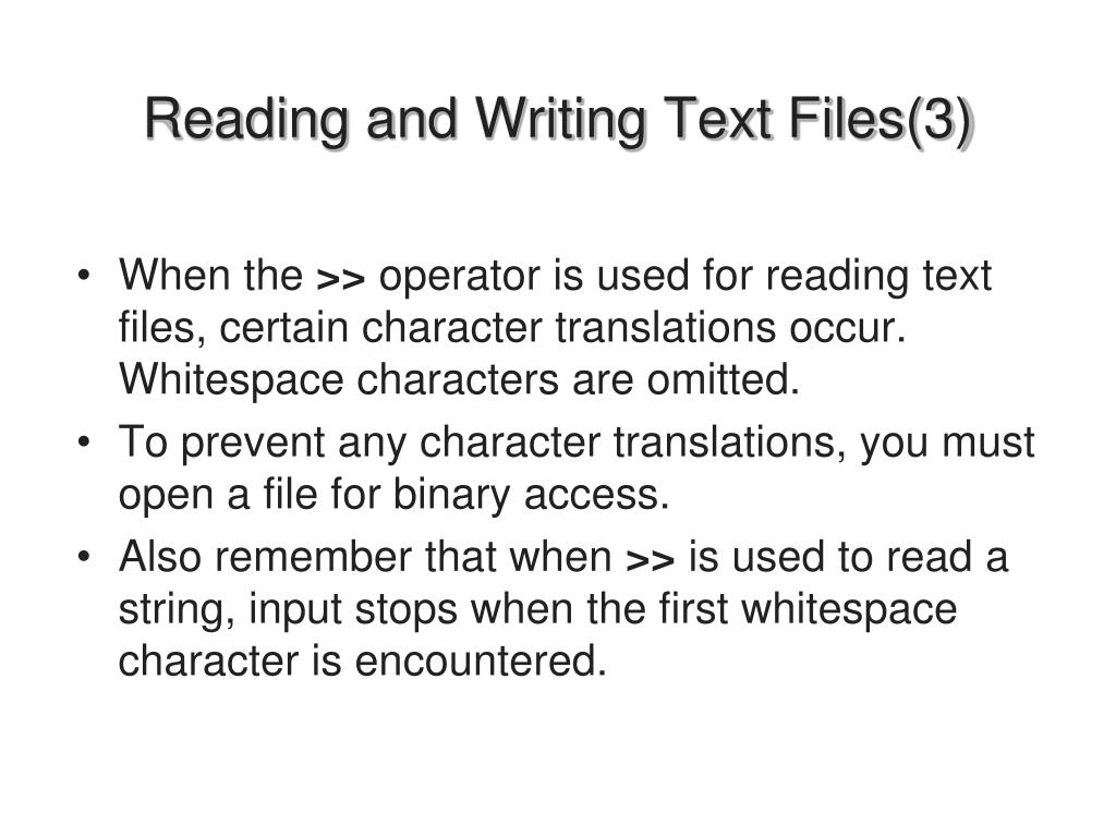 Ppt Io File Streams And Data Files Opening And Closing Files Writing To Files Parsing File