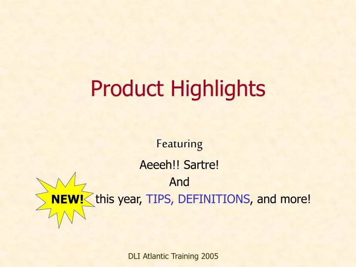 PPT - Product Highlights PowerPoint Presentation, free download - ID ...