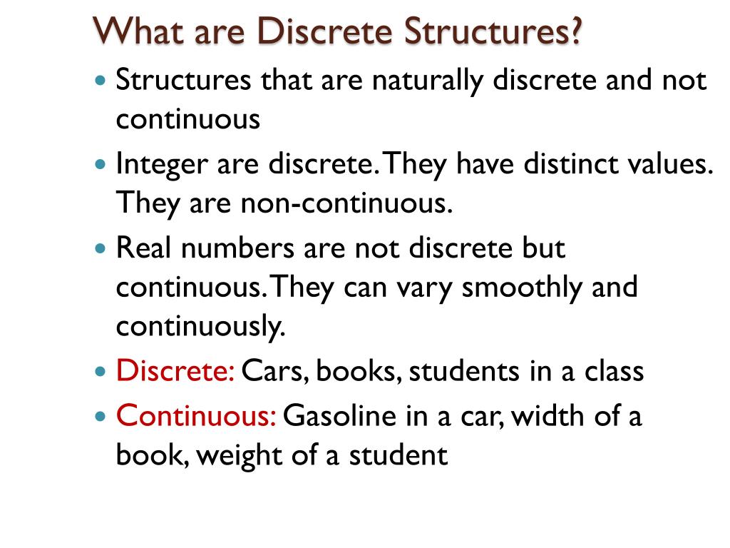 PPT CS 103 Discrete Structures Lecture 01 Introduction Logic And