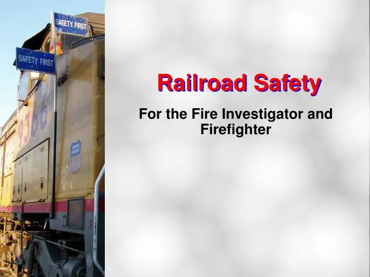 PPT - Railroad Safety PowerPoint Presentation, free download - ID:6233084