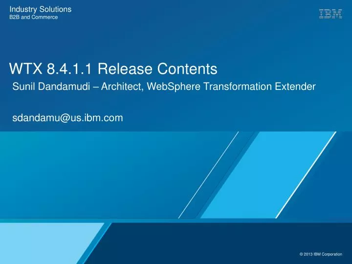 PPT - WTX 8.4.1.1 Release Contents PowerPoint Presentation, free ...