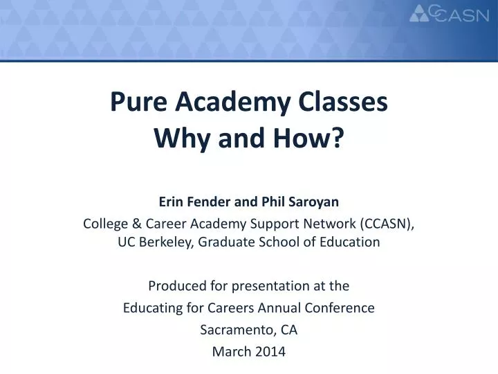 PPT - Pure Academy Classes Why and How? PowerPoint Presentation, free ...