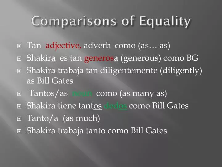PPT - Comparisons of Equality PowerPoint Presentation, free download ...
