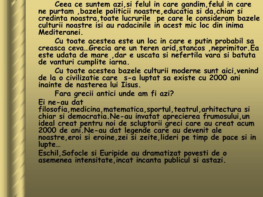 PPT - Educatia in lumea Greaca PowerPoint Presentation, free download ...