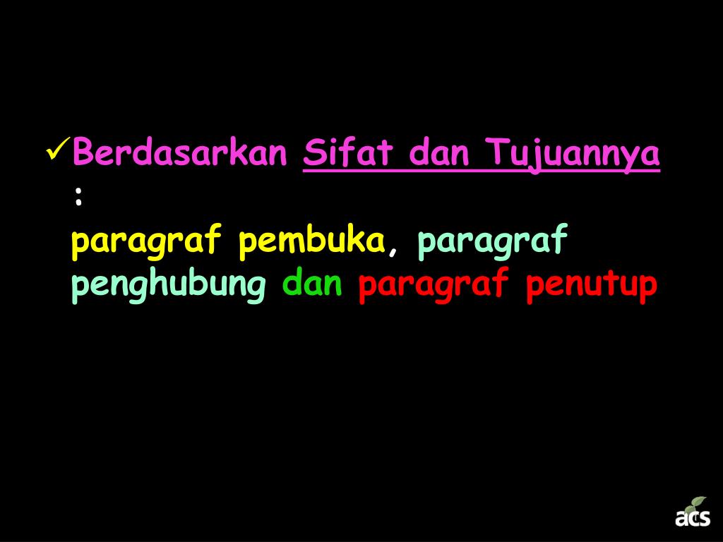 PPT - Penulisan Paragraf Bahasa Indonesia PowerPoint Presentation, free ...