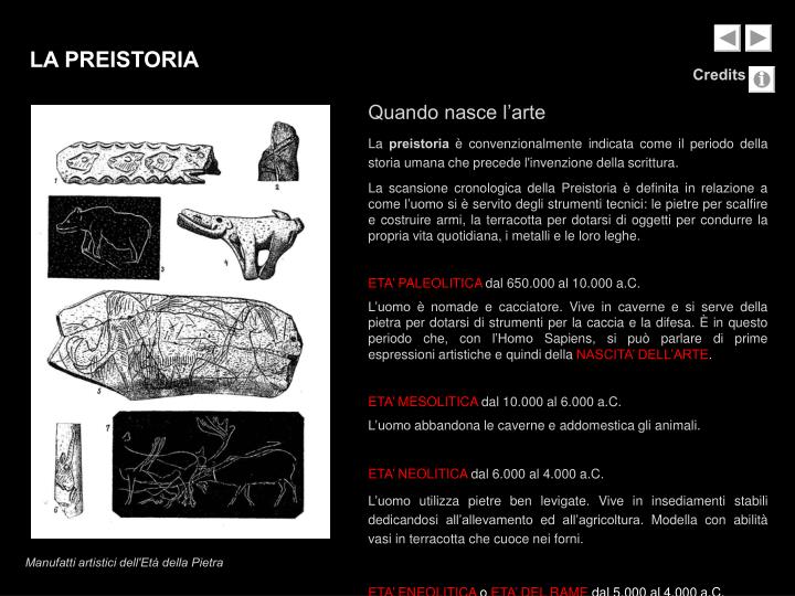 PPT - LA PREISTORIA PowerPoint Presentation - ID:6237090