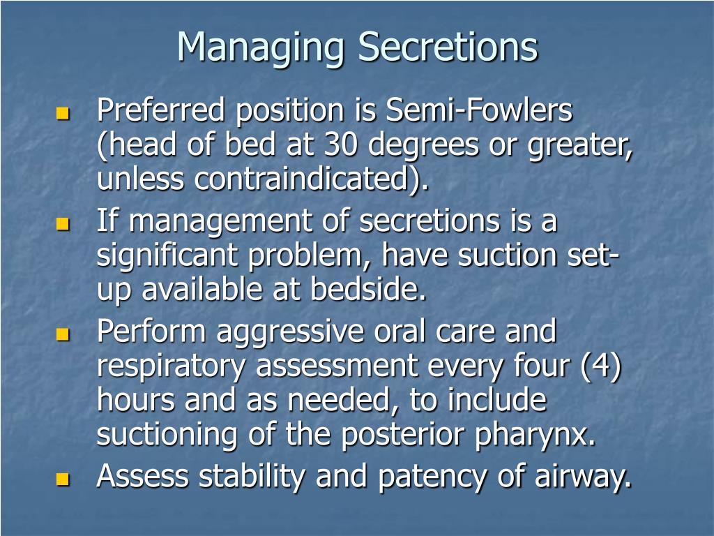 PPT - Care of the Patient with Dysphagia PowerPoint Presentation, free ...