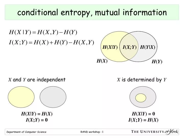 PPT - conditional entropy, mutual information PowerPoint Presentation ... PPT - conditional entropy, mutual information PowerPoint Presentation ...
