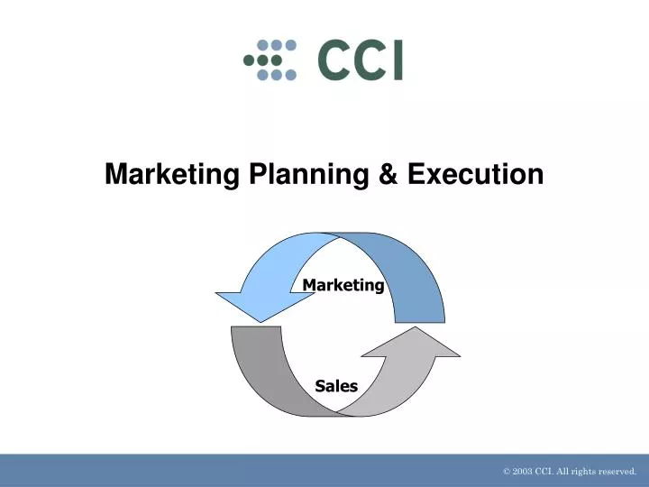 PPT - Marketing Planning & Execution PowerPoint Presentation, free ...