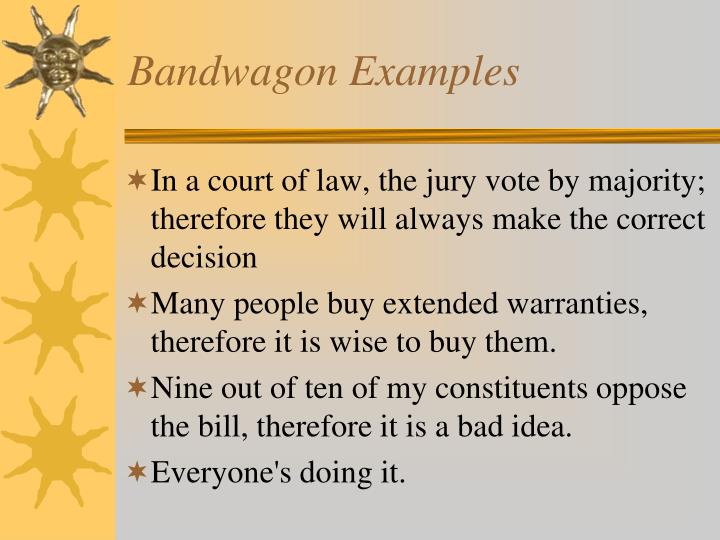 PPT - LOGICAL FALLACIES PowerPoint Presentation - ID:6238679