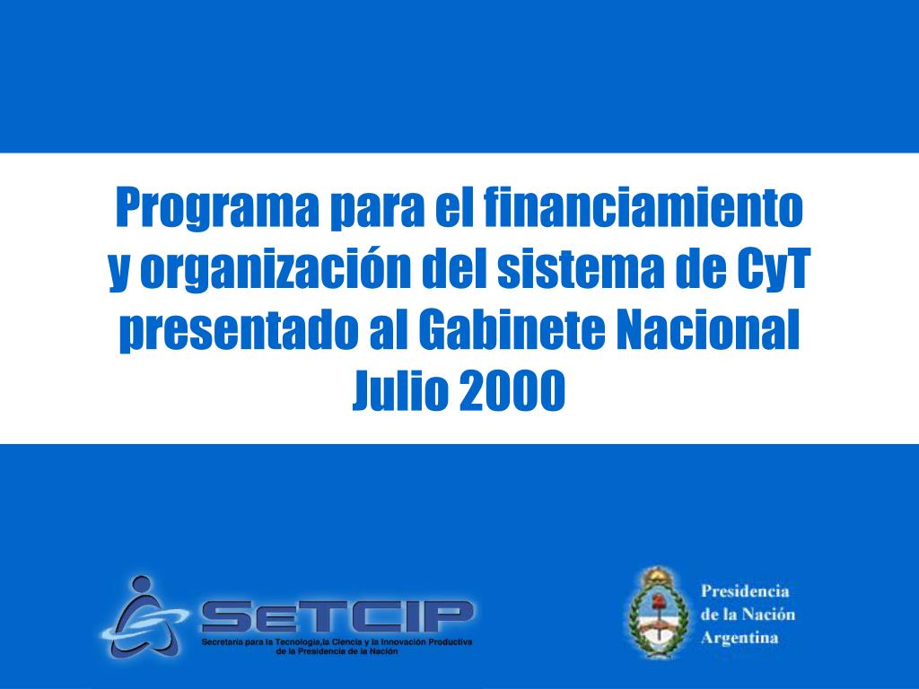 PPT - Hacia donde va el mundo en CyT PowerPoint Presentation, free ...