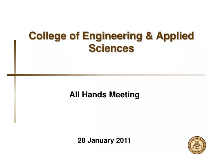 PPT - College of Engineering & Applied Sciences PowerPoint Presentation ...