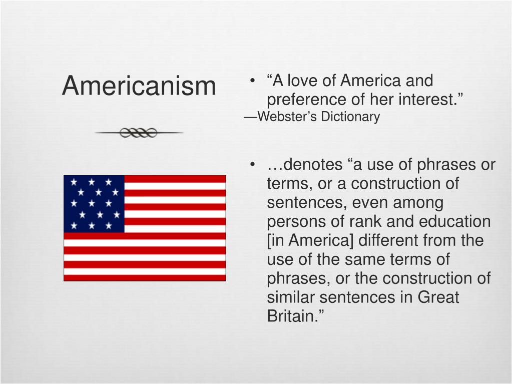 PPT - 1806-1828 Towards an American English PowerPoint Presentation ...