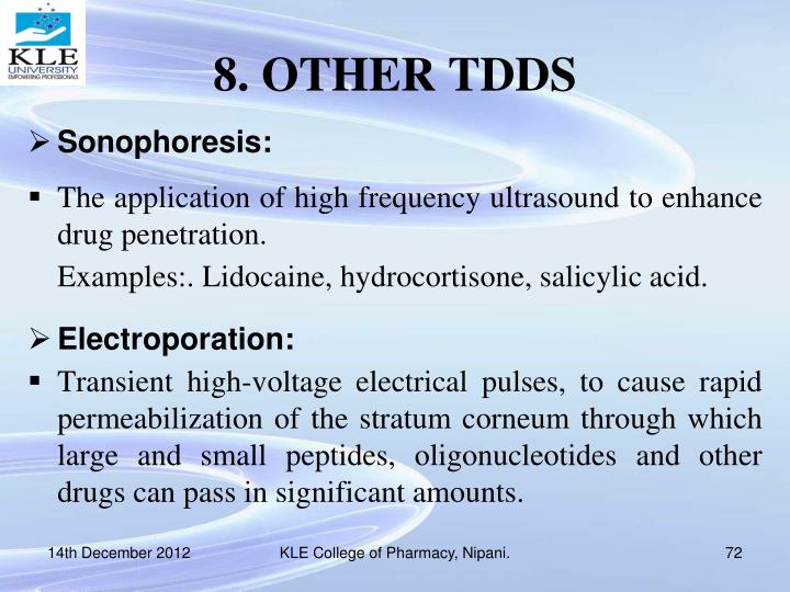 PPT - TRANSDERMAL DRUG DELIVERY SYSTEM PowerPoint Presentation - ID:6240594
