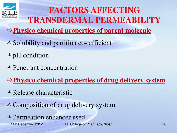 PPT - TRANSDERMAL DRUG DELIVERY SYSTEM PowerPoint Presentation - ID:6240594