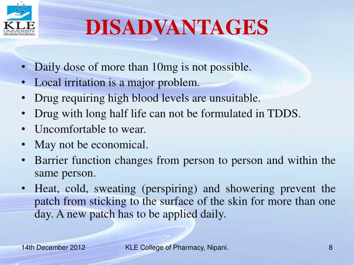 PPT - TRANSDERMAL DRUG DELIVERY SYSTEM PowerPoint Presentation - ID:6240594