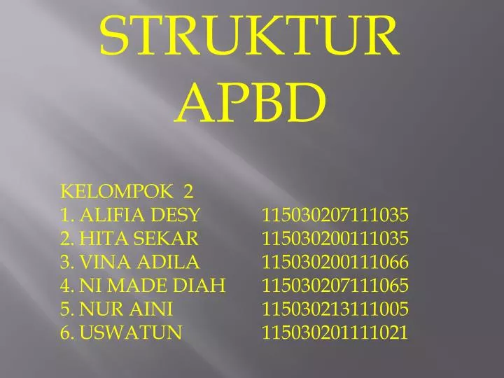 PPT - STRUKTUR APBD PowerPoint Presentation, free download - ID:6241406