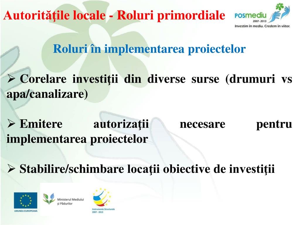 PPT - Florian BURNAR, Director Ministerul Mediului şi Pădurilor AM POS ...
