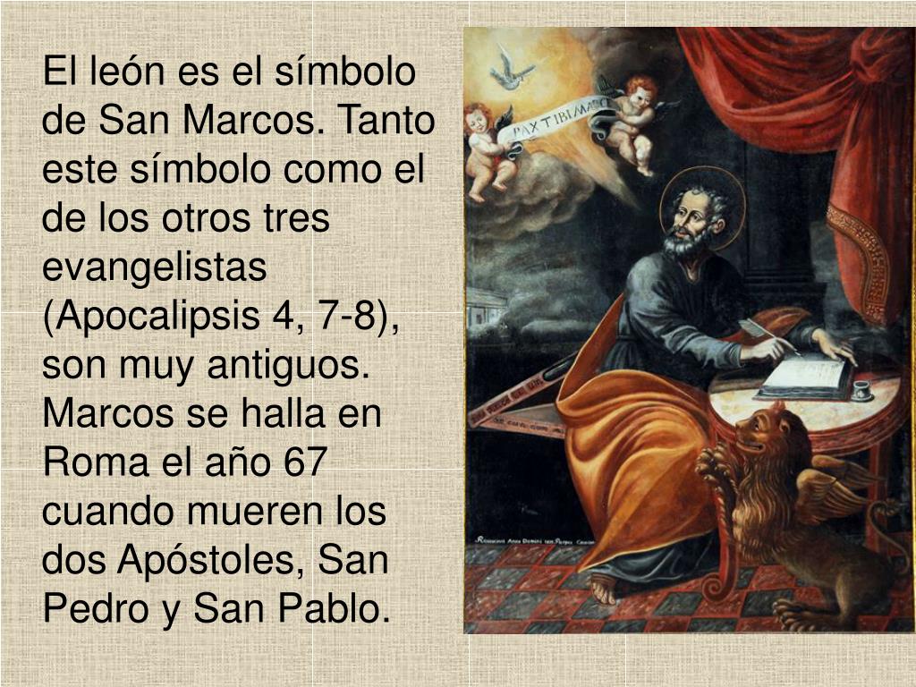 PPT - San Marcos, evangelista PowerPoint Presentation, free download ...