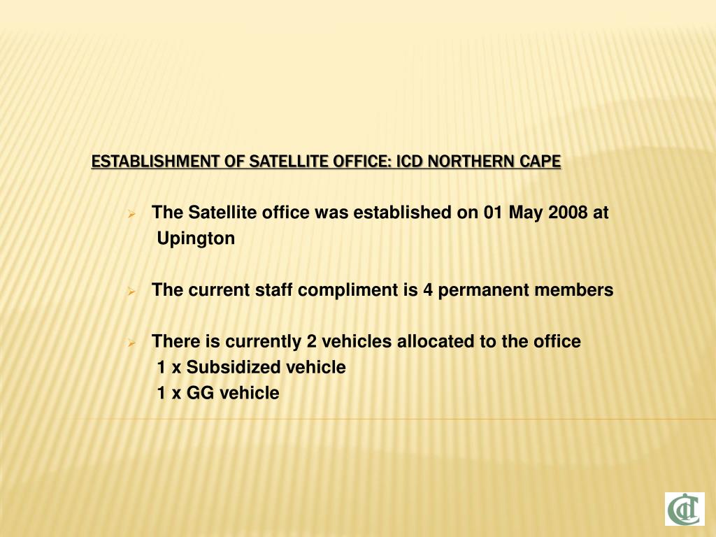 PPT - INDEPENDENT COMPLAINTS DIRECTORATE NORTHERN CAPE MR. DAN MOREMA ...