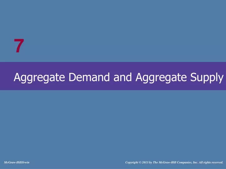 PPT - Aggregate Demand and Aggregate Supply PowerPoint Presentation ...