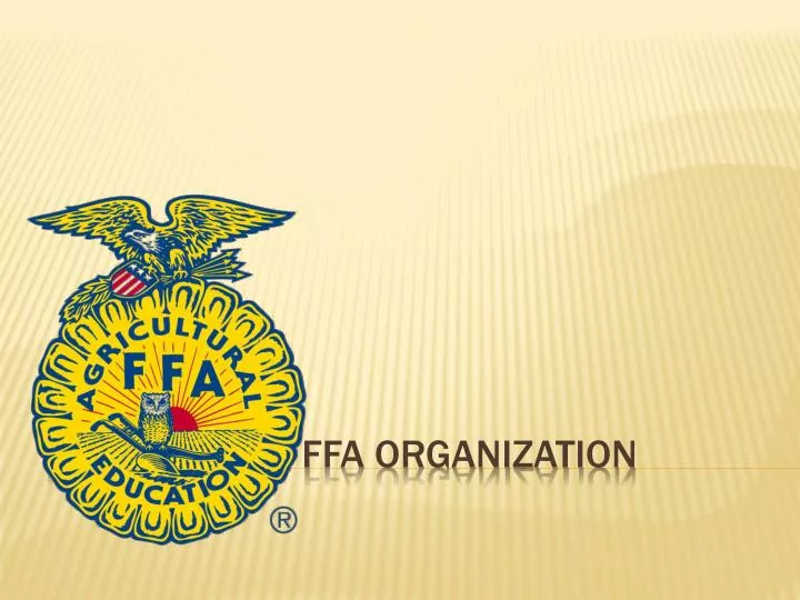 PPT - The National FFA Organization PowerPoint Presentation, free ...
