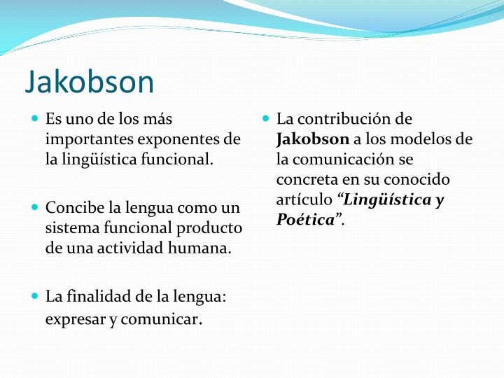 PPT - Roman Jakobson PowerPoint Presentation - ID:6245264