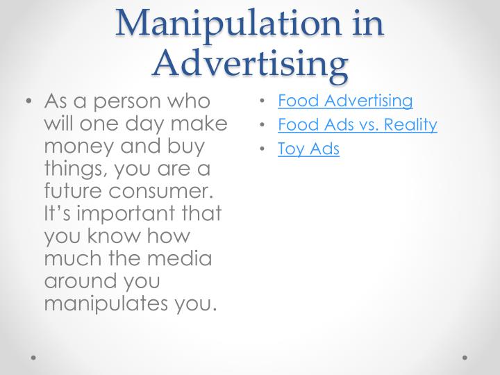 PPT - Media Manipulation PowerPoint Presentation - ID:6246647