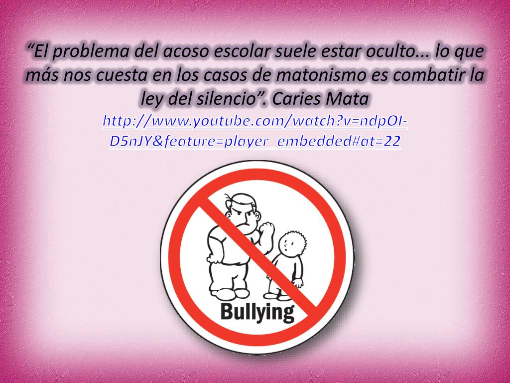 PPT - EL BULLYING Y EL ACOSO ESCOLAR. PowerPoint Presentation, free ...
