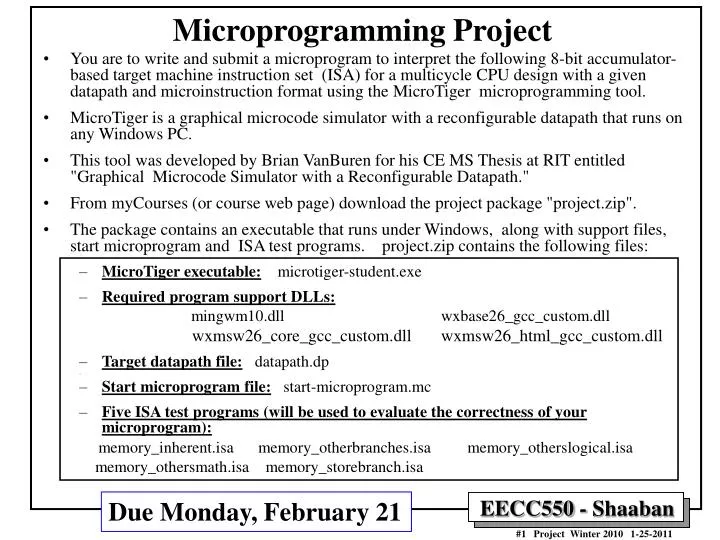 Ppt Microprogramming Project Powerpoint Presentation Free Download 7338