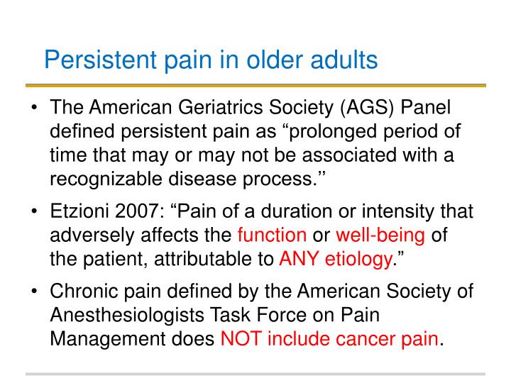 PPT - Pain Management in Geriatrics PowerPoint Presentation - ID:6248530