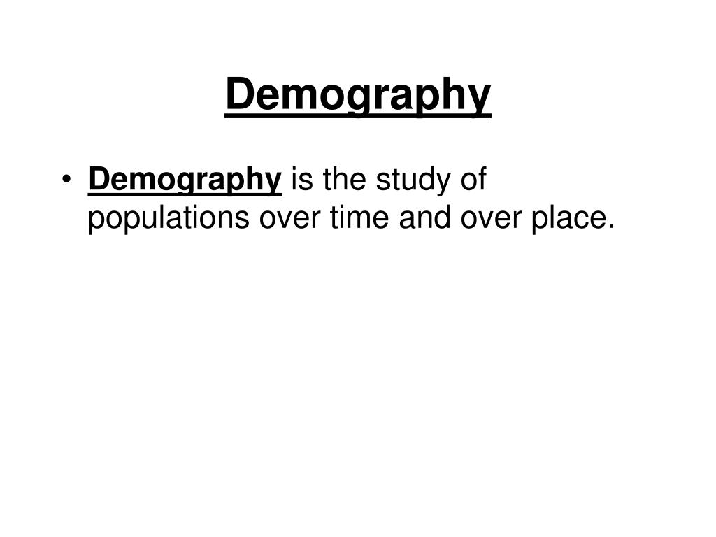 Ppt Populations An Introduction To Demography Powerpoint