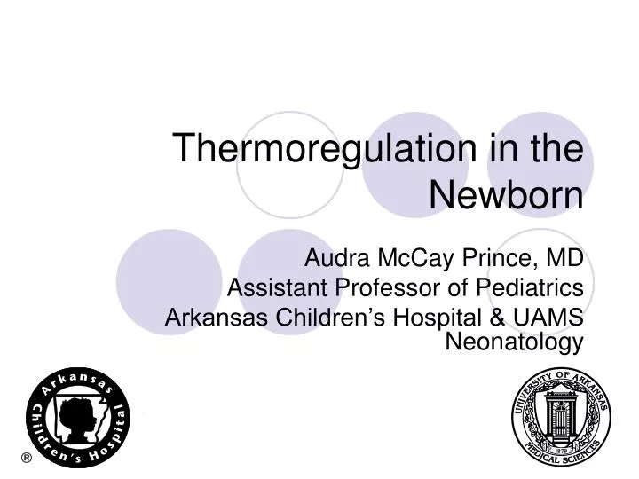 PPT - Thermoregulation in the Newborn PowerPoint Presentation - ID:6250283