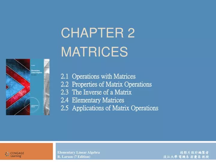 PPT - CHAPTER 2 MATRICES PowerPoint Presentation, free download - ID ... PPT - CHAPTER 2 MATRICES PowerPoint Presentation, free download - ID ...