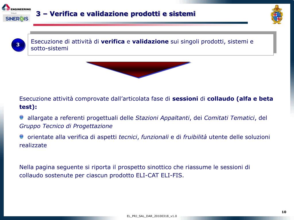 PPT - Progetti ELI-CAT ELI-FIS Stato avanzamento lavori del 18 marzo ...