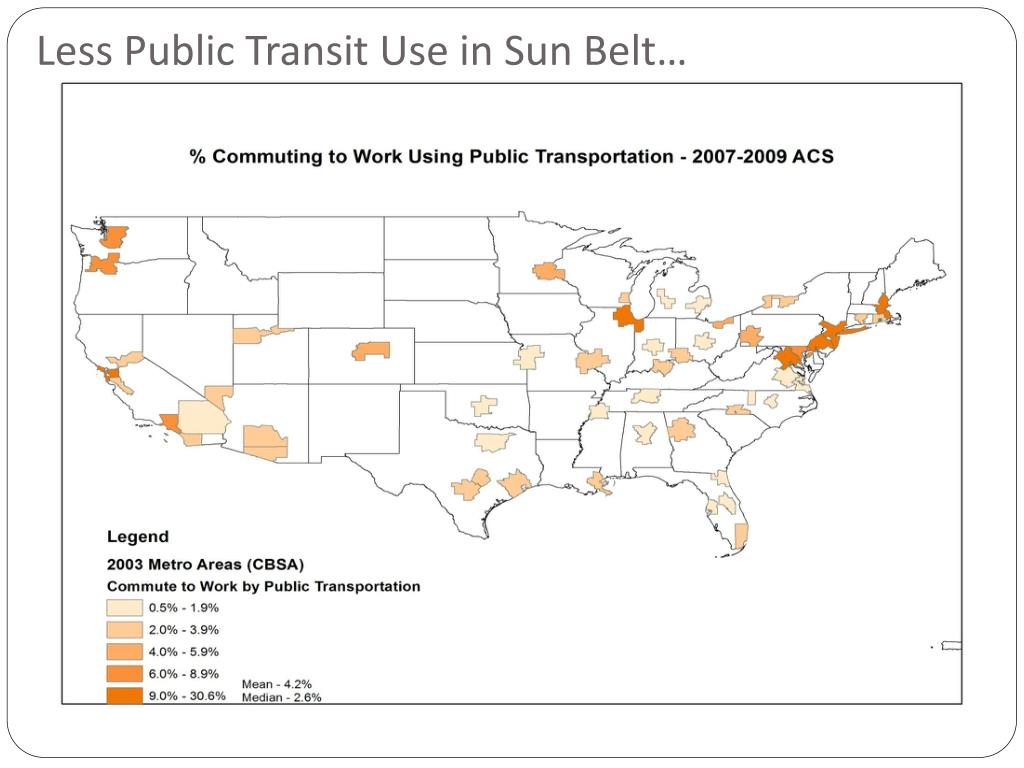 PPT - Big City Density and Sun Belt Sprawl PowerPoint Presentation ...